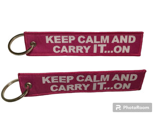 KEEP CALM AND CARRY “IT” On Luggage Tag – FunnyBagTags by Cukiegirl
