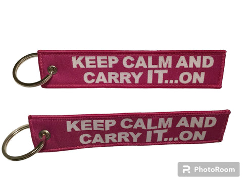 KEEP CALM AND CARRY “IT” On Luggage Tag – FunnyBagTags by Cukiegirl