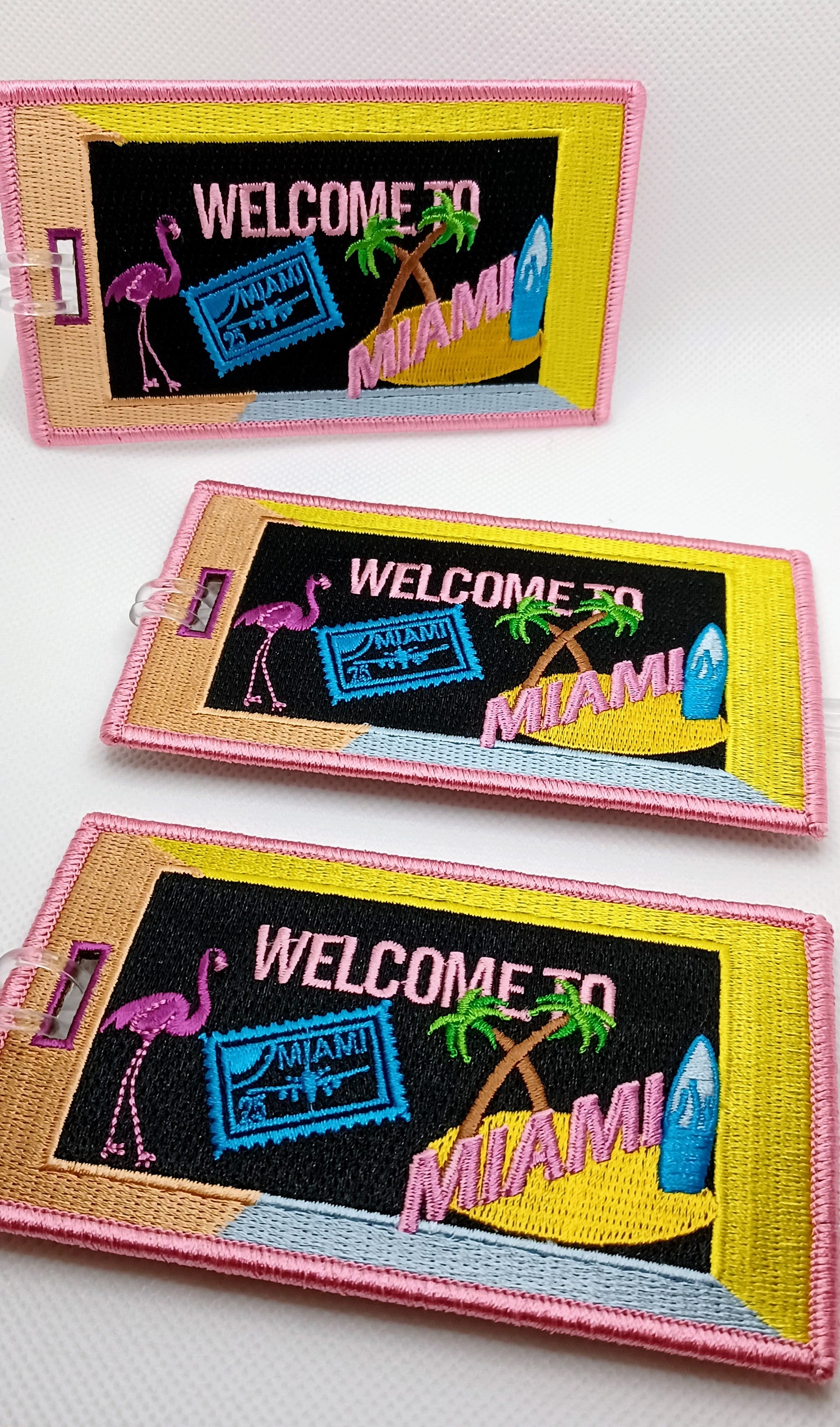 Welcome to Miami Luggage Tag – FunnyBagTags