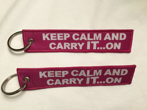 KEEP CALM AND CARRY “IT” On Luggage Tag – FunnyBagTags by Cukiegirl