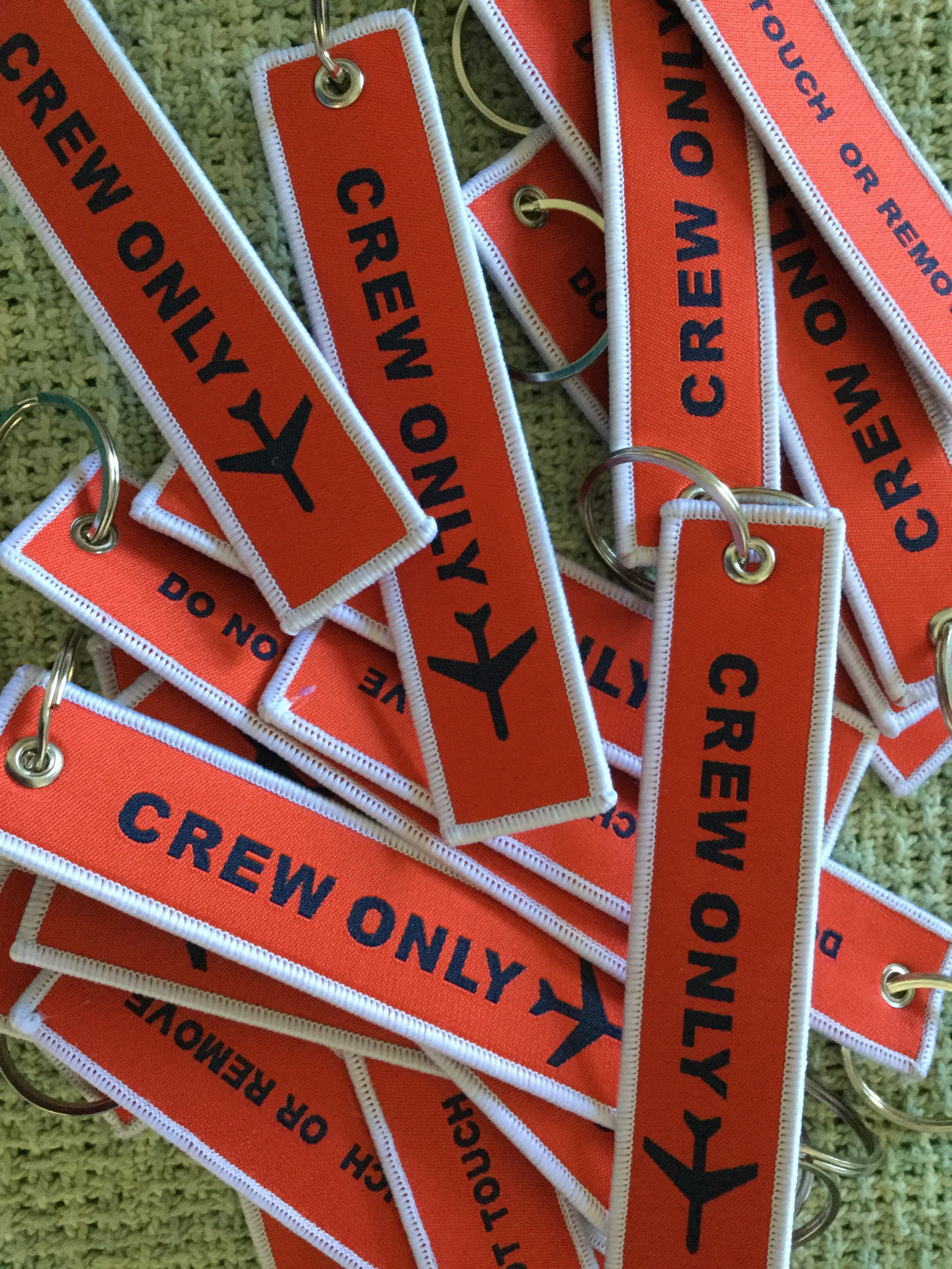 CREW ONLY Luggage Tag – FunnyBagTags by Cukiegirl